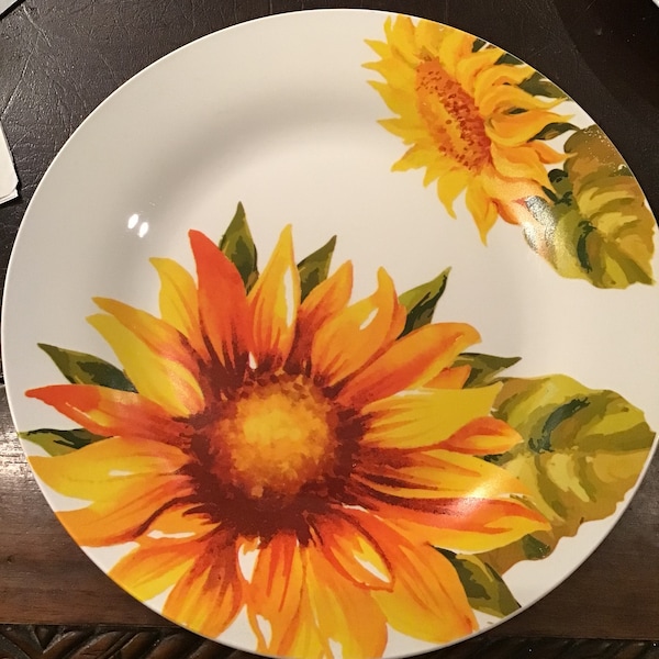 Sunflower Plate - Etsy