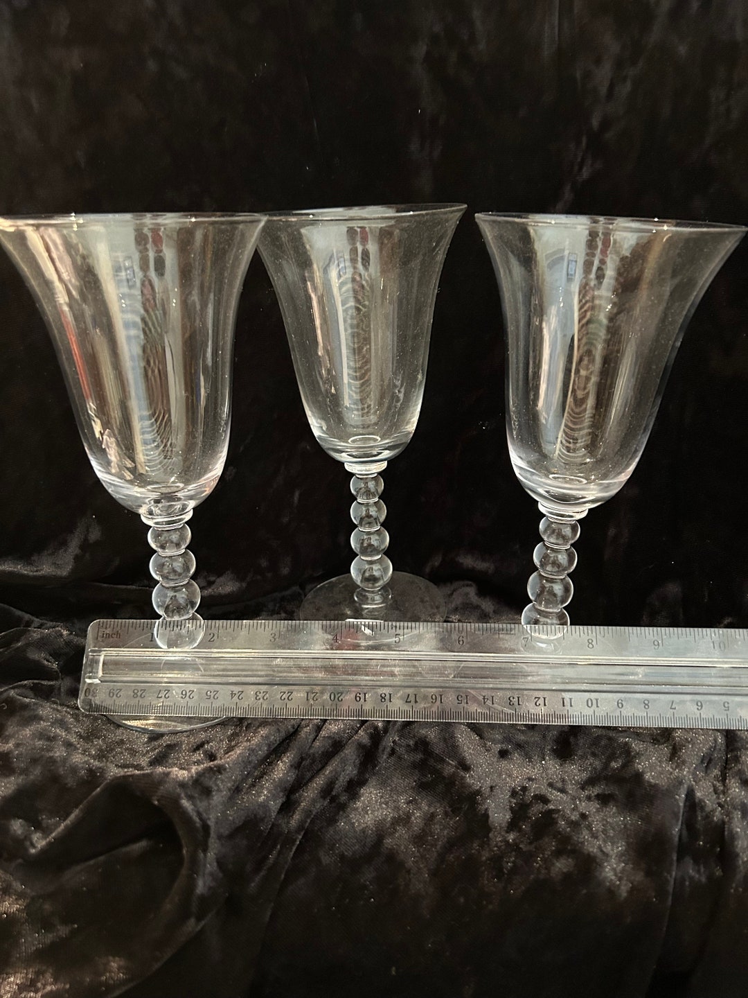 Imperial Candlewick 7 1/2” Red Wine Goblets - Etsy