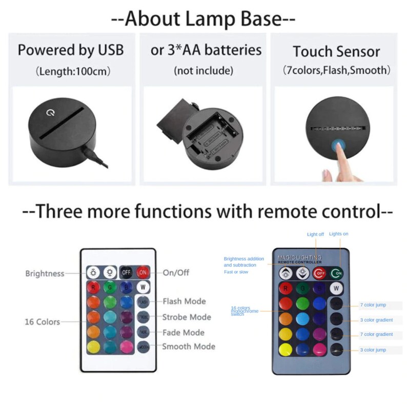 GAME OVER RGB Gaming Lamp Light Multiple Colors - Etsy