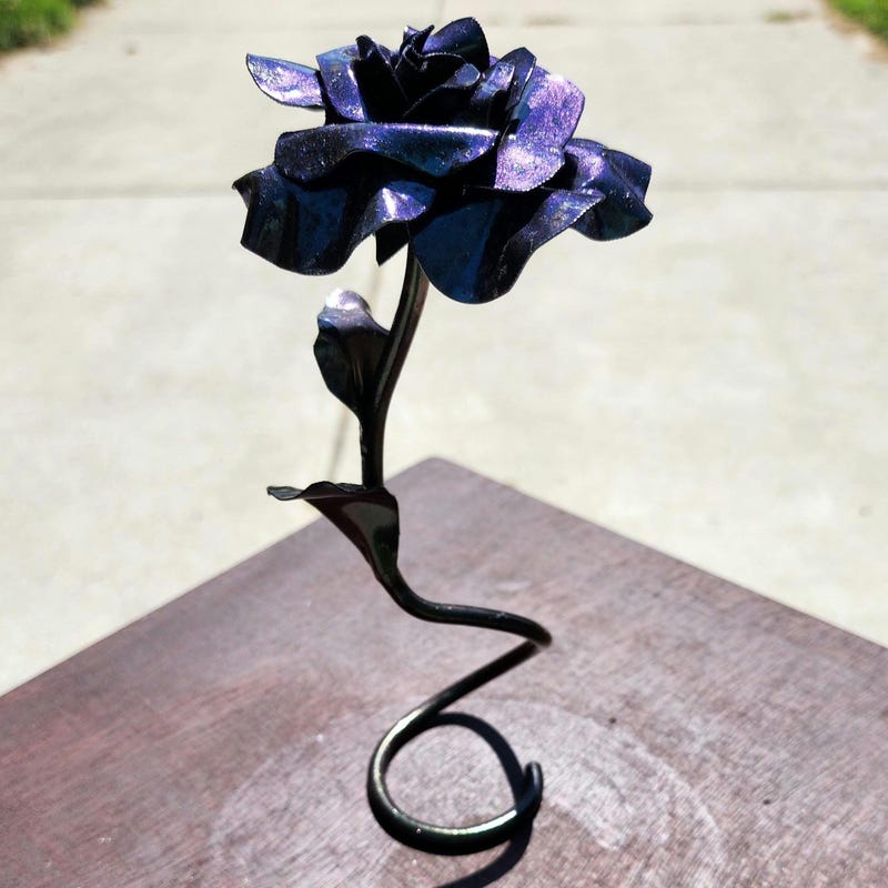 Metal Roses - Etsy