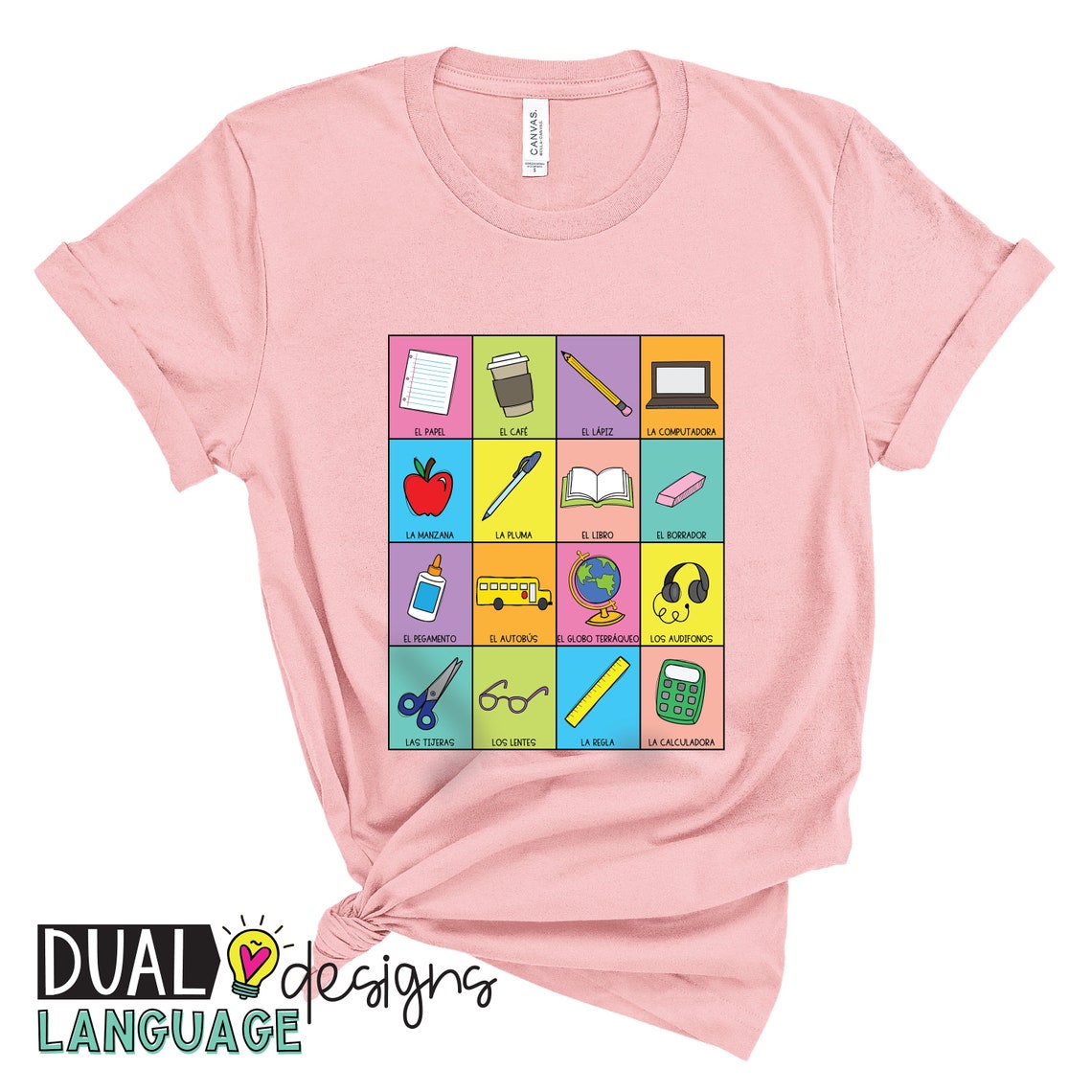 Teacher Lotería Shirt Spanish Tshirt Bilingual Education Etsy