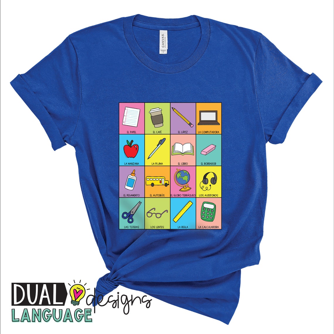 Teacher Lotería Shirt Spanish Tshirt Bilingual Education Etsy