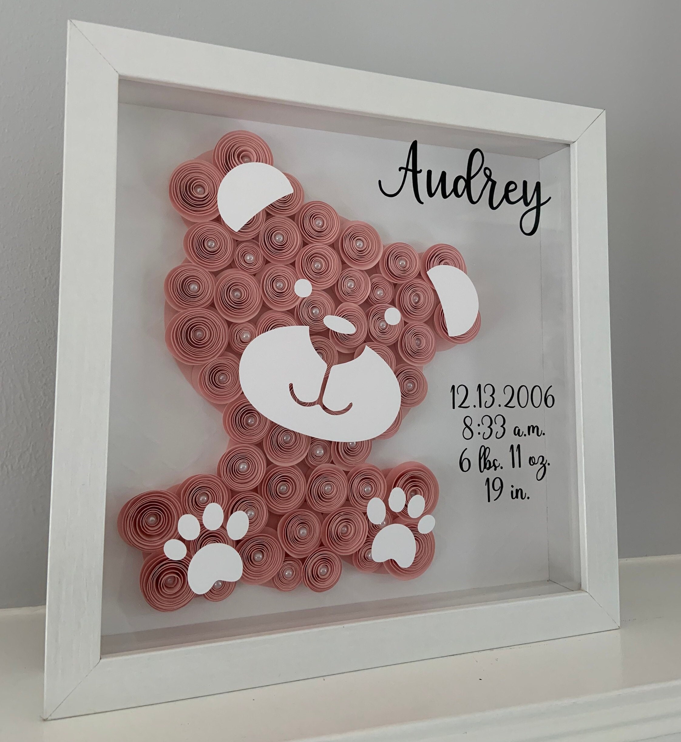 Personalized Baby Shadow Box Custom Gift for Newborn Baby - Etsy Canada