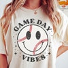 Comfort Colors Smiley Face Shirt, Womens Graphic Tees Trendy, Cute ...
