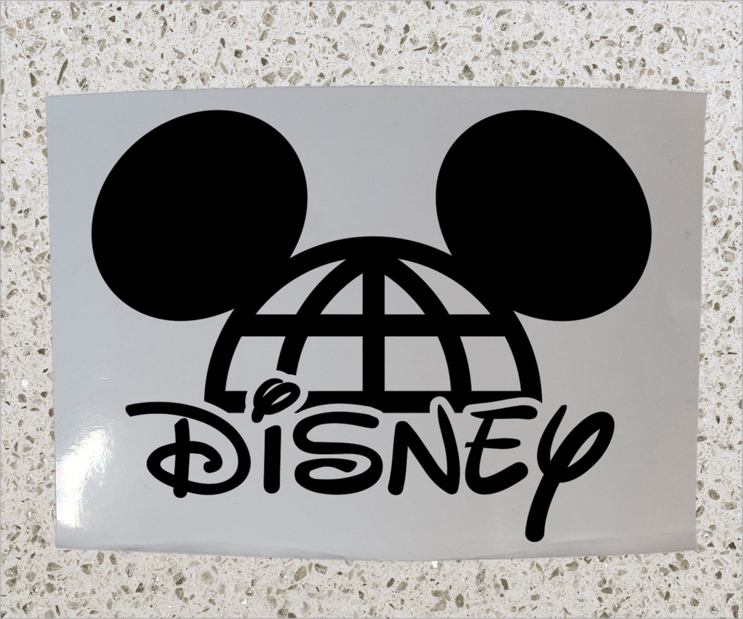 Retro Disney Logo Disneyland Disney World Permanent Vinyl Car Window ...