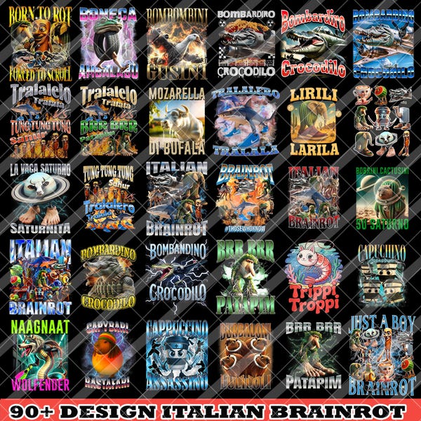 Brainrot Plantilla Papercraft - Etsy Canada