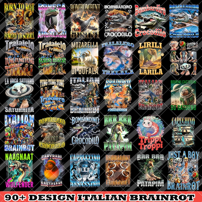 Italian Brainrot Clothes - Etsy