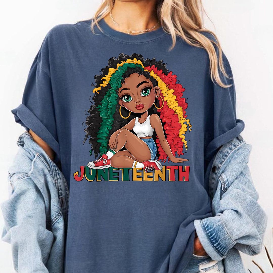 Juneteenth 1865 Juneteenth Black Queen Juneteenth Women Png, Afro Woman ...