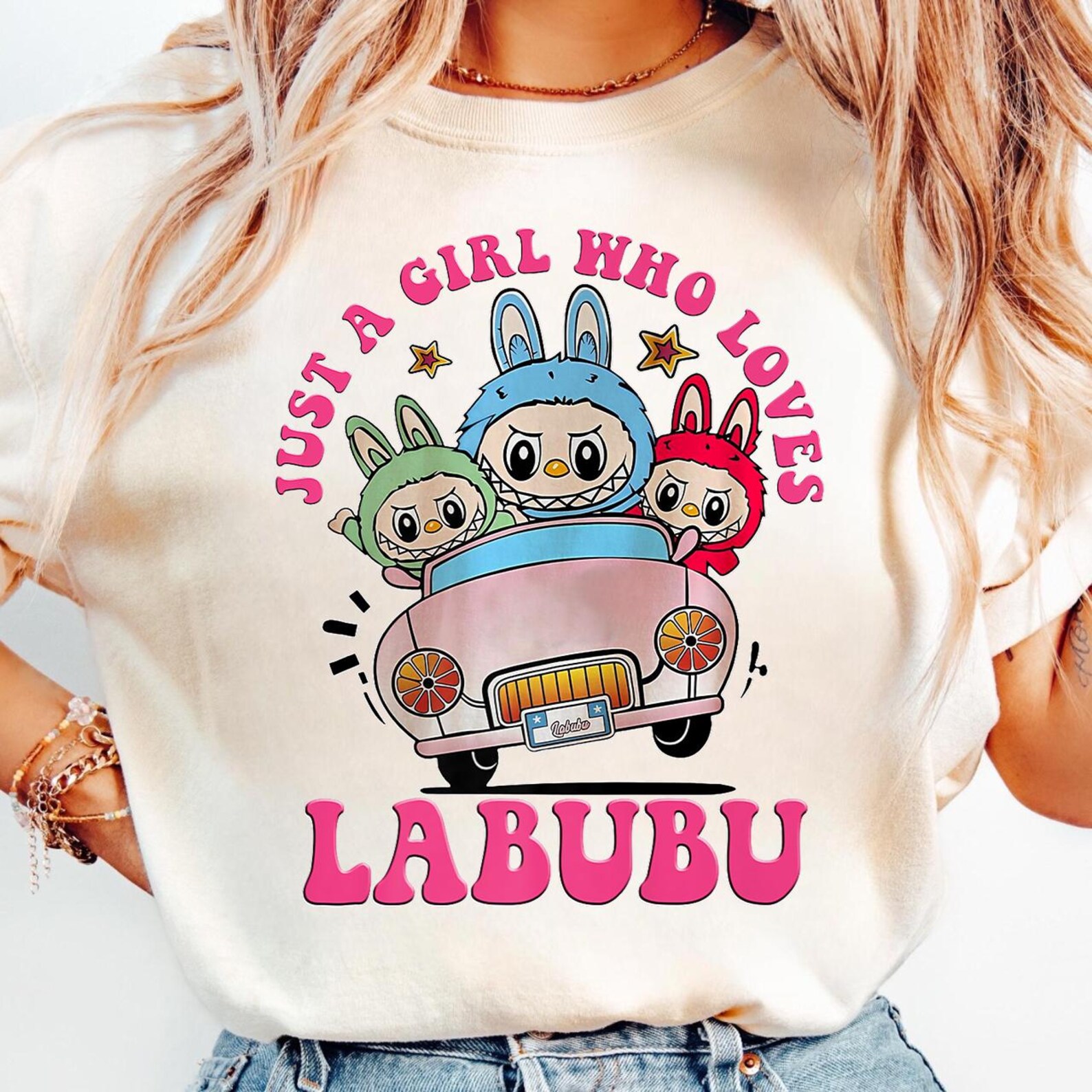 Funny Labubu Just a Girl Who Loves Labubu the Monsters Women Png ...