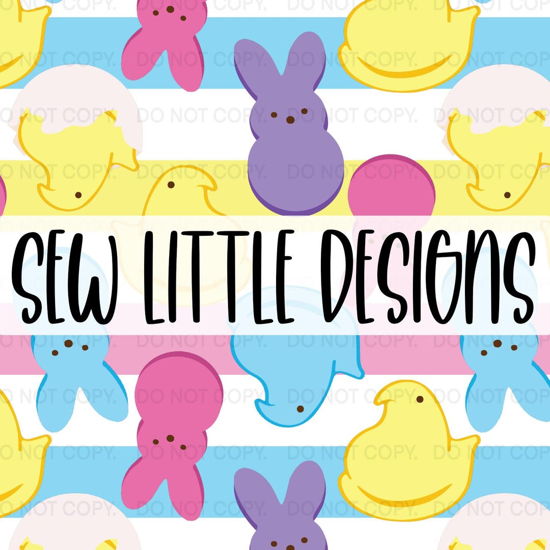 Easter - Chicks & Bunnies - Seamless Download - Etsy