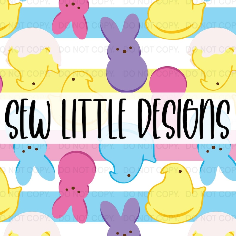 Easter - Chicks & Bunnies - Seamless Download - Etsy