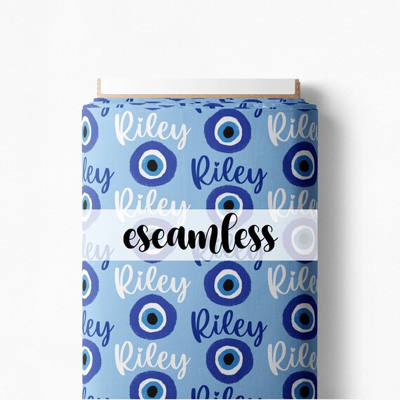 Name File Blue Evil Eye Names Digital Download | Etsy