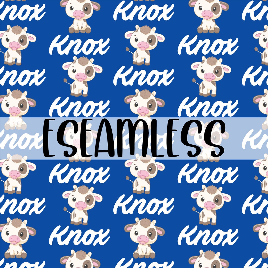 Name File Blue Baby Cow Digital Download - Etsy