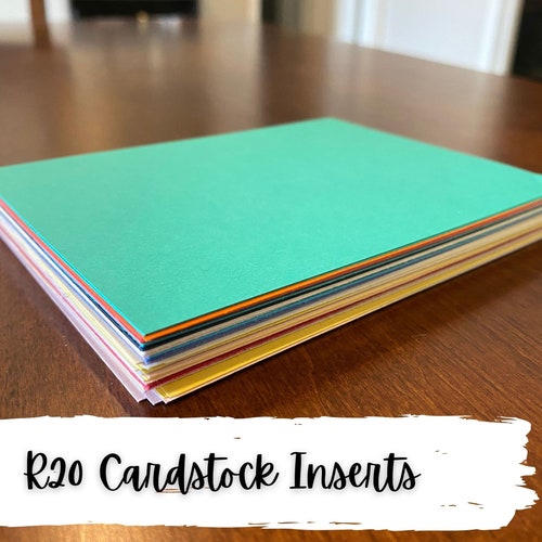 R20 Insert Cards for Cricut 50 Cards Variety Pack Cardstock - Etsy