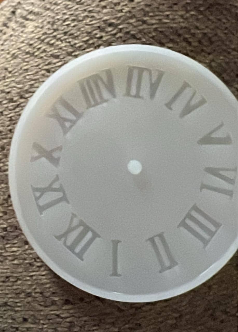 Clock Face Small Epoxy Resin Silicone Mold - Etsy