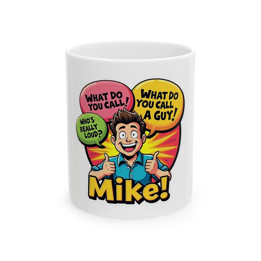 Mike Ceramic Mug - Etsy