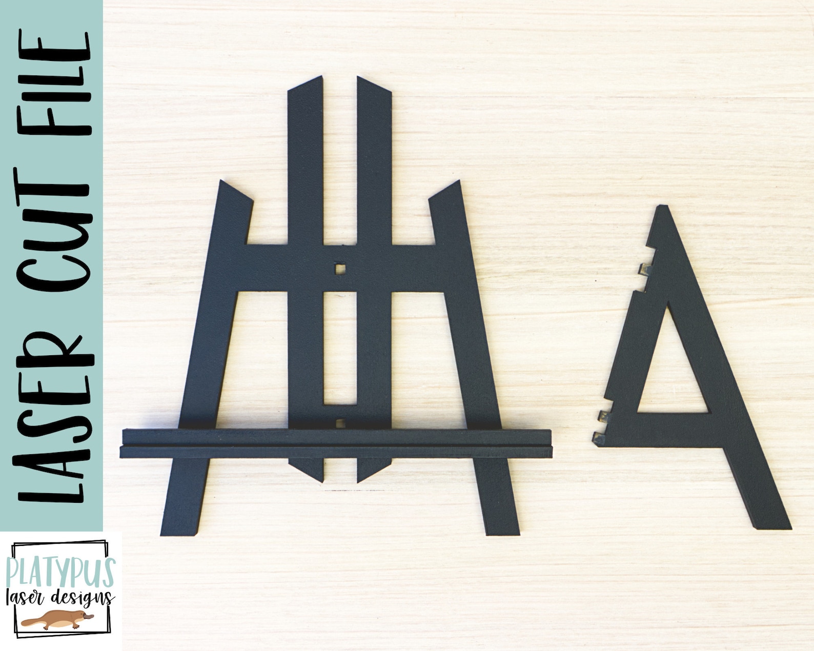 Laser Cut Easel Stands Easel SVG Laser File Glowforge File - Etsy