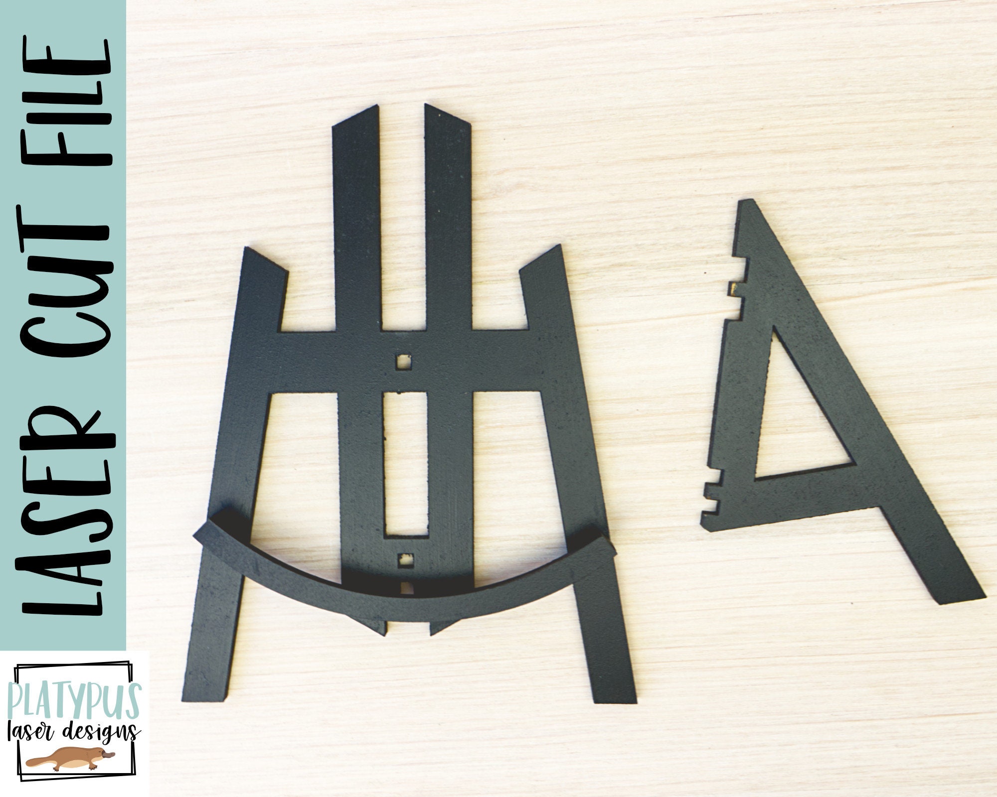 Laser Cut Easel Stands Easel SVG Laser File Glowforge File - Etsy