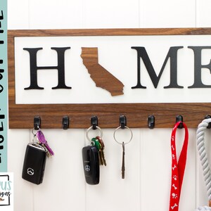 Home State Key Sign- Welcome Sign SVG Laser File - Glowforge File ...