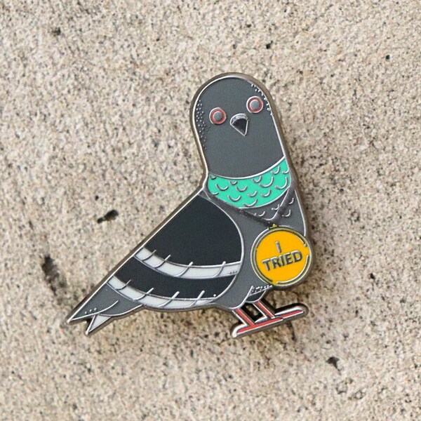 Pigeon Pin - Etsy