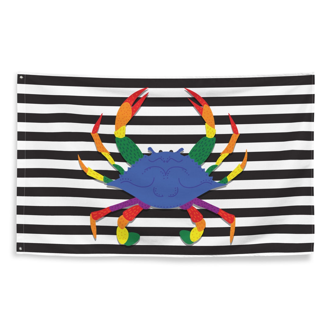 Pride Crab Flag - Etsy
