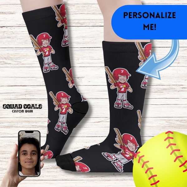 Softball Custom Socks - Etsy