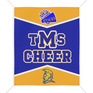 Custom School Banner Cheer Team - Etsy