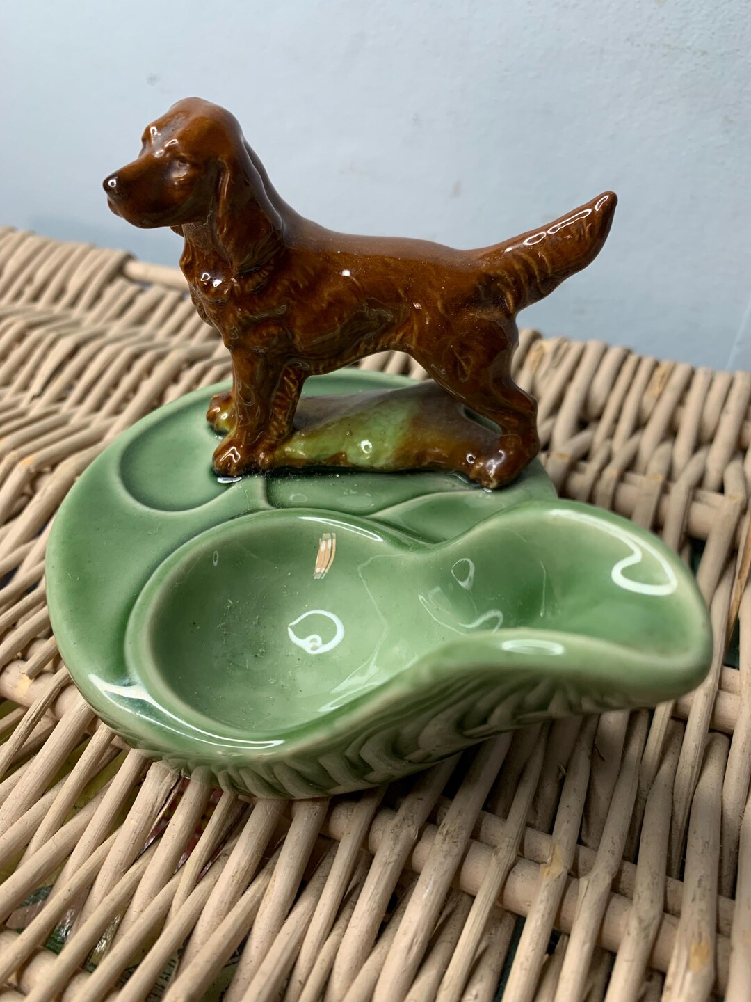 Vintage Wade Red Setter Pipe Stand - Etsy