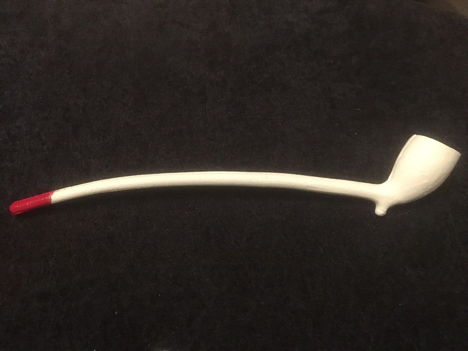 Vintage Unused 19th Century Plain Finish Clay Churchwarden Pipe 21cm ...