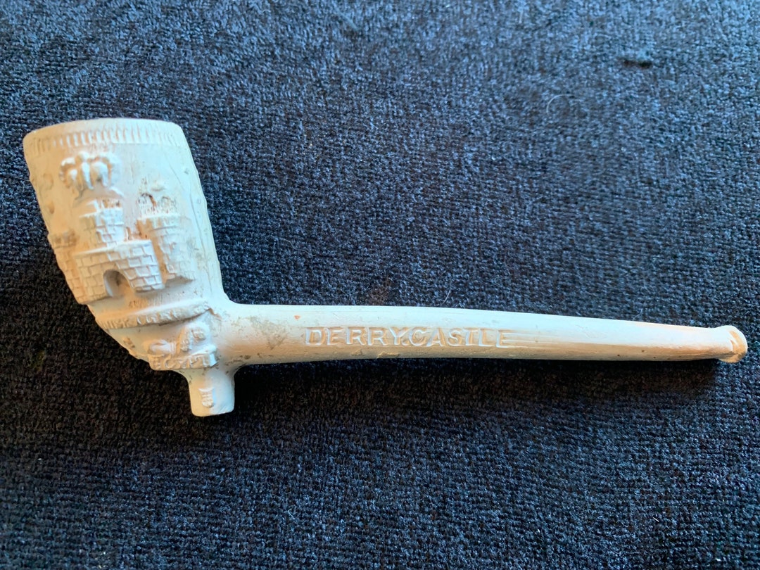 Vintage Rare Unused Derry Castle Finish Clay Pipe - Etsy