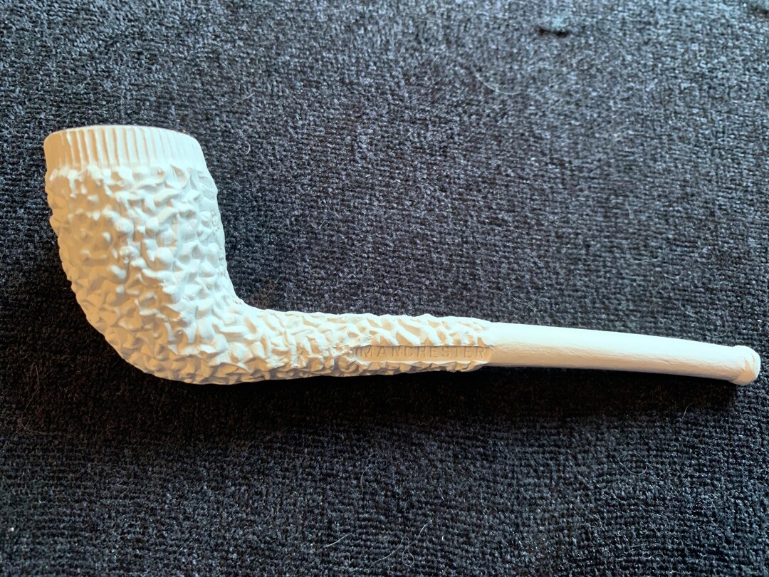 Vintage Unused 19th Century Textured Clay Pipe Made by Pollocks of ...
