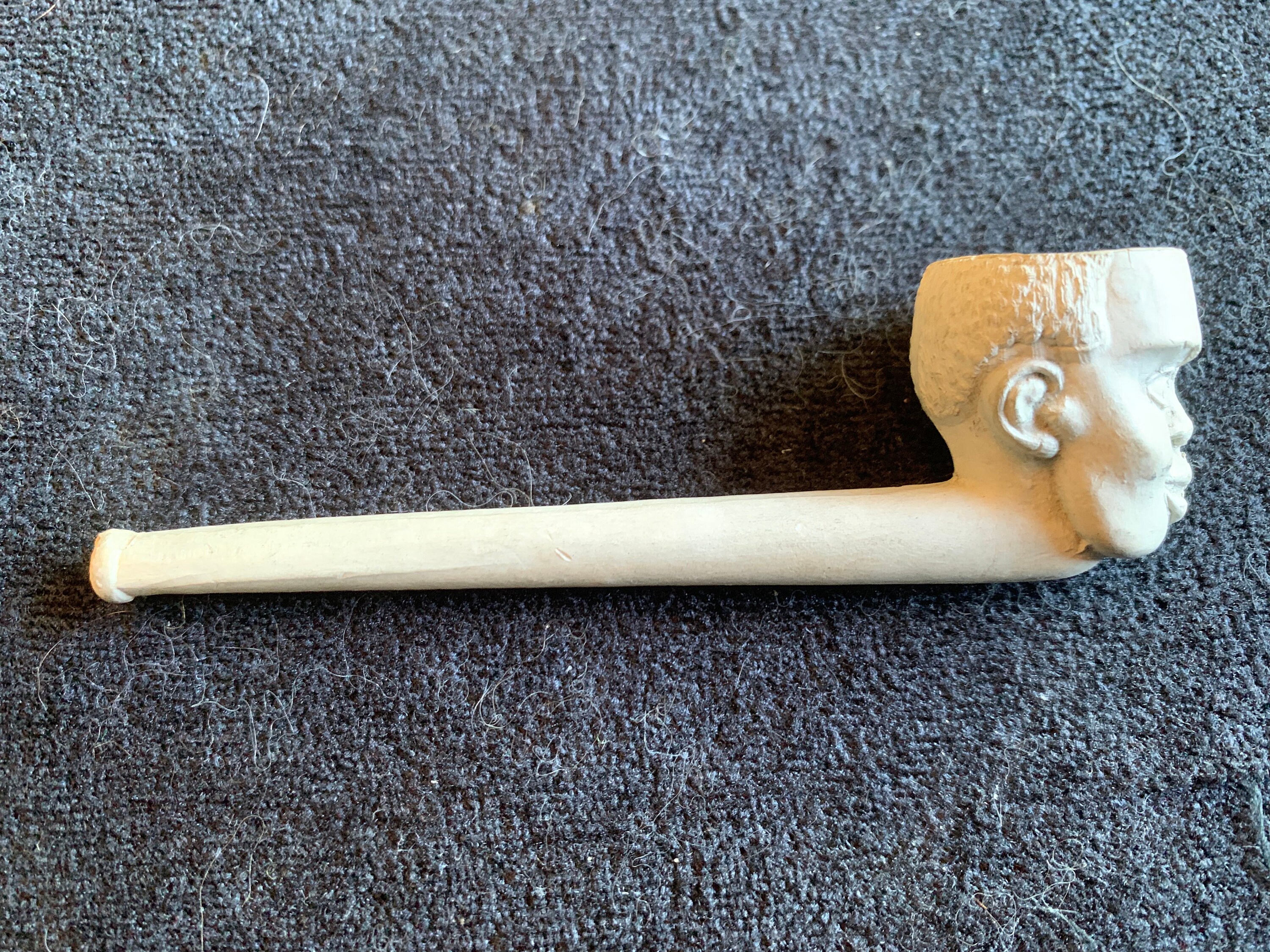 Vintage Unused African Male Face Clay Pipe - Etsy