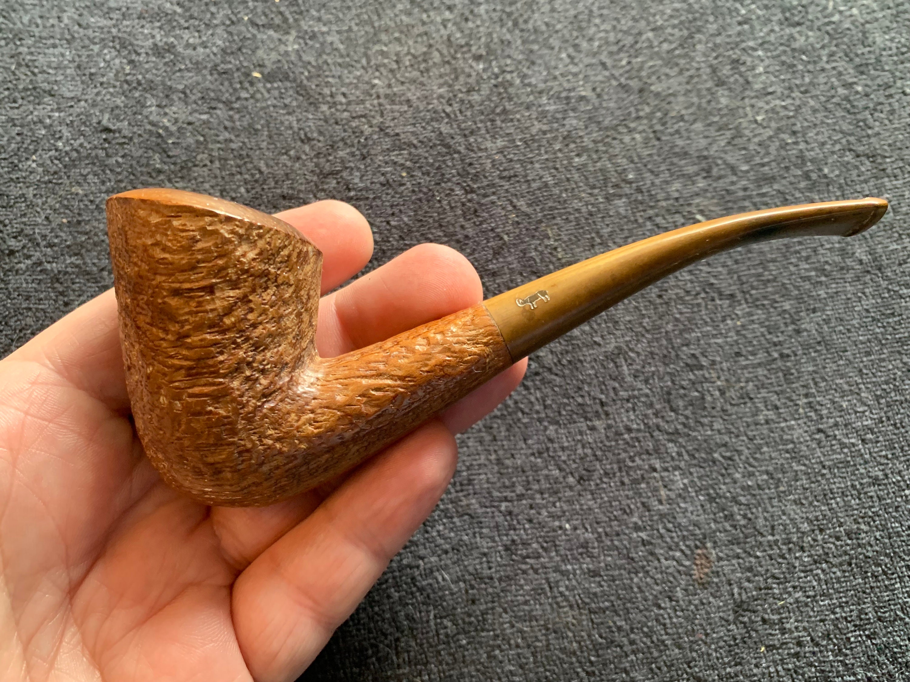 Vintage Used Kilimanjaro Tanganika Pipe Tanzania Briar Wood Estate Pipe ...