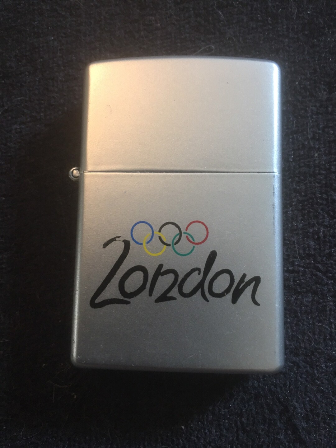 Vintage 2012 London Olympic Zippo Style Liquid Fuel Cigarette Lighter ...
