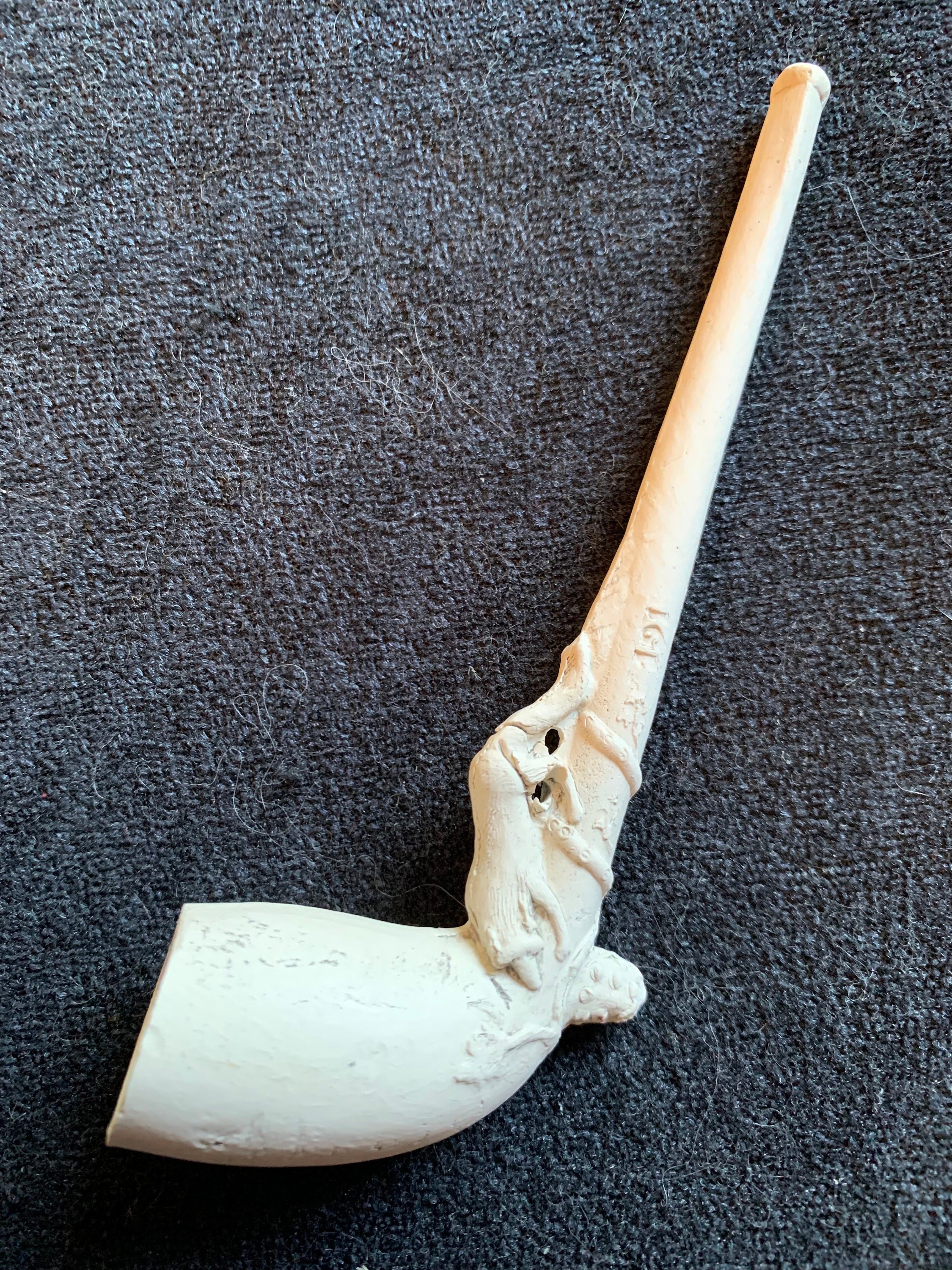 Antique Rare Unused 19th Century Fox Clay Pipe - Etsy