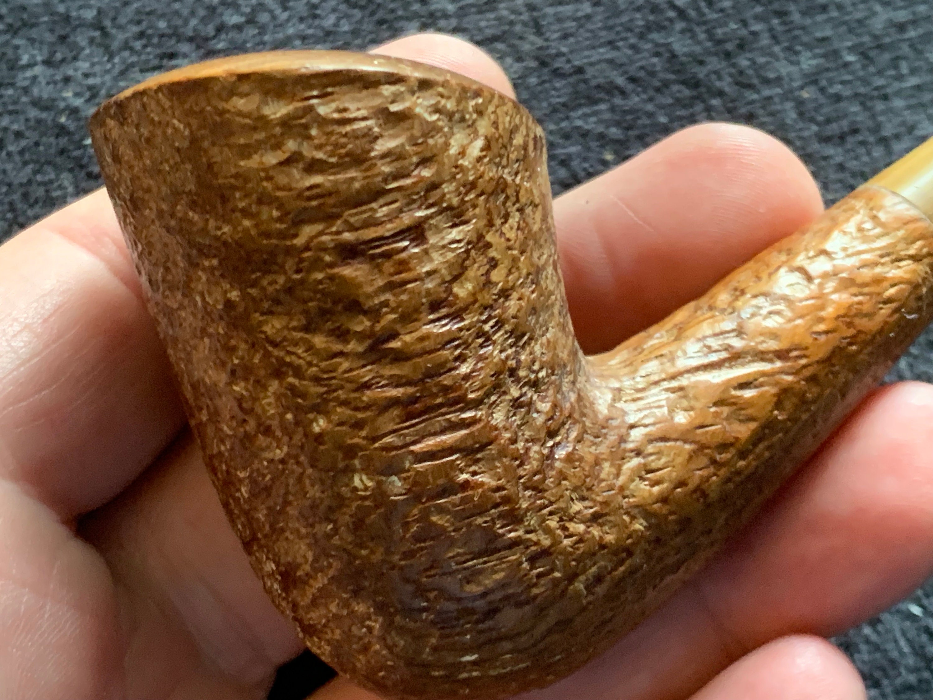 Vintage Used Kilimanjaro Tanganika Pipe Tanzania Briar Wood Estate Pipe ...