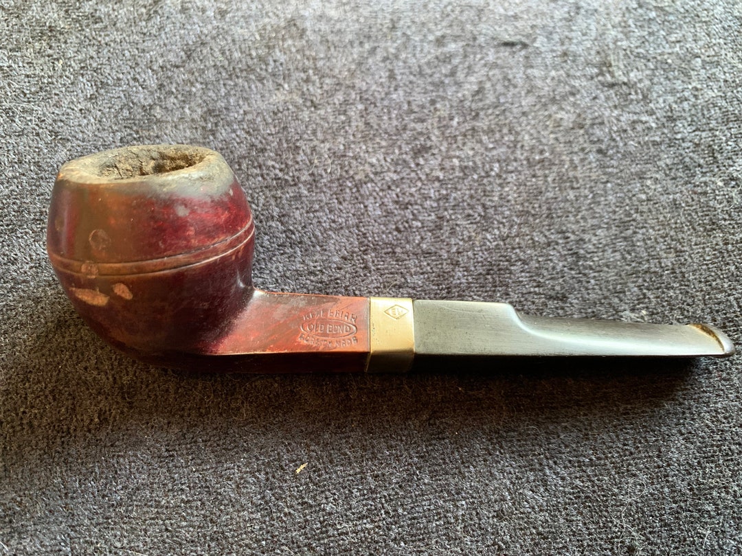 Vintage Used Briar Old Bond Wooden Estate Pipe - Etsy