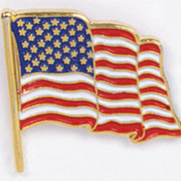 American Flag Lapel Pins - Etsy