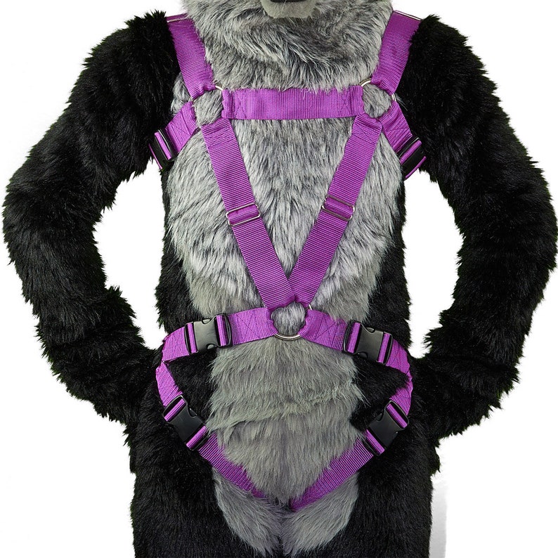 TRI Harness With Leg-straps VER.2 | Furry Harness Fursuit Harness - Etsy