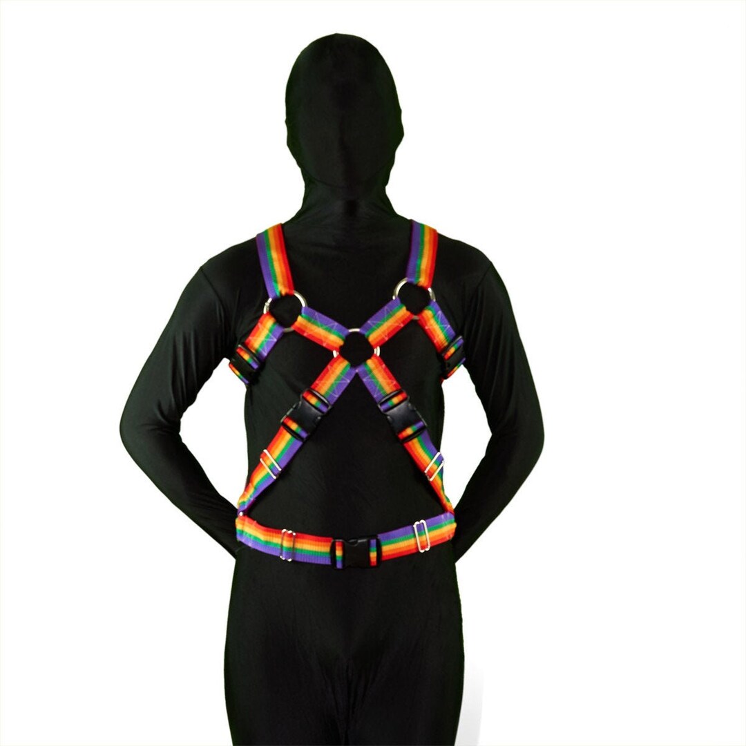 Full X Harness EXTENDED Body Harness, Webbing Harness, Bondage Harness ...