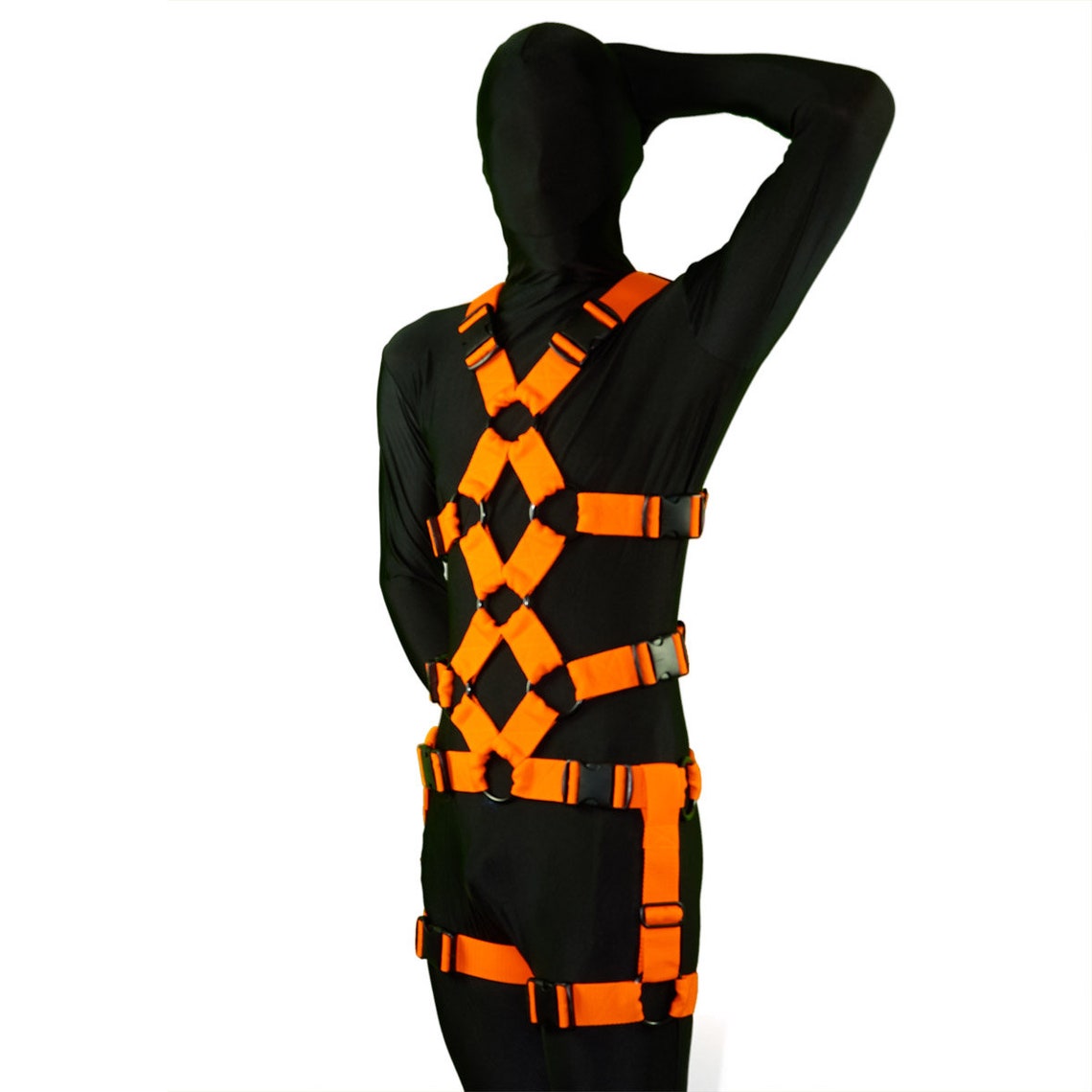 Karada Harness With Leg Straps detachable Body Harness | Etsy