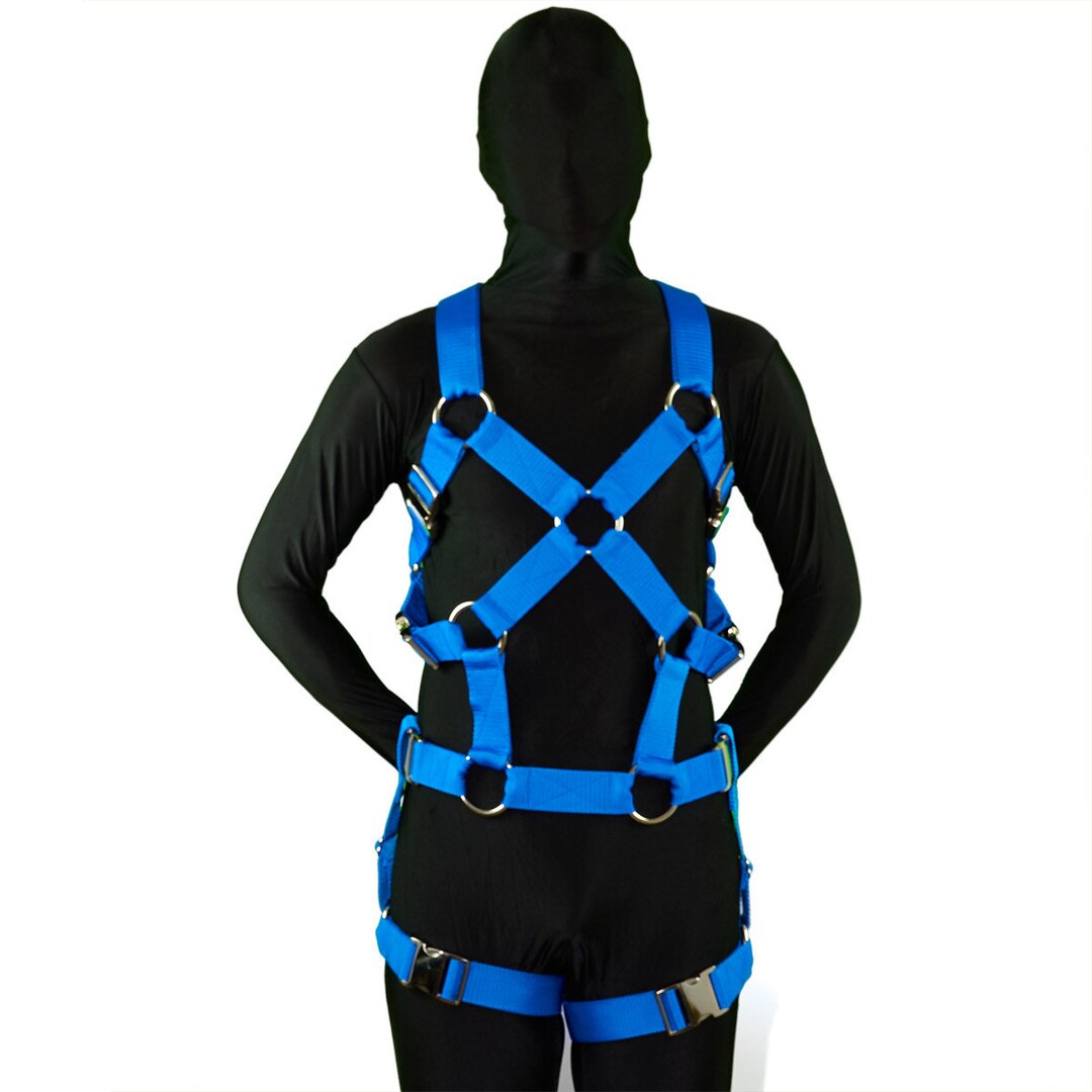 Full X Chest Harness With Leg Straps detachable VER.2 Body Harness ...