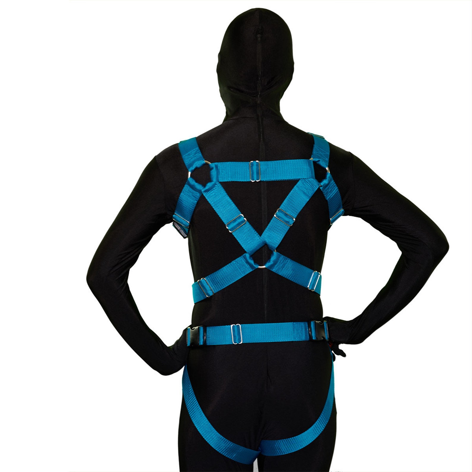 Y-TRI Harness With Leg Straps Body Harness Webbing Harness - Etsy