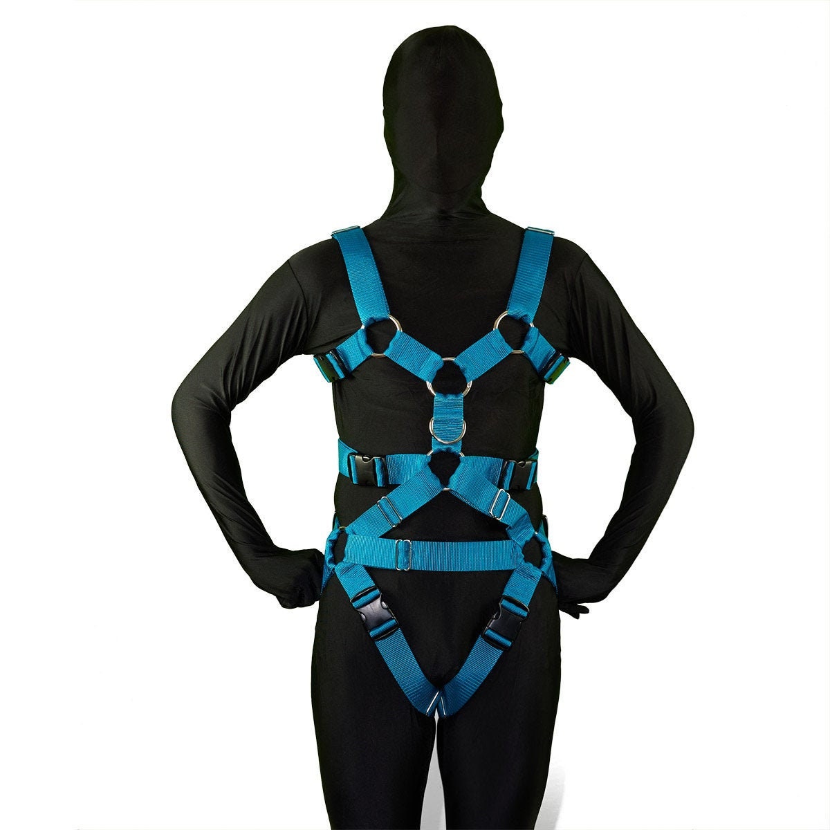 Y-TRI Harness With Leg Straps Body Harness Webbing Harness - Etsy