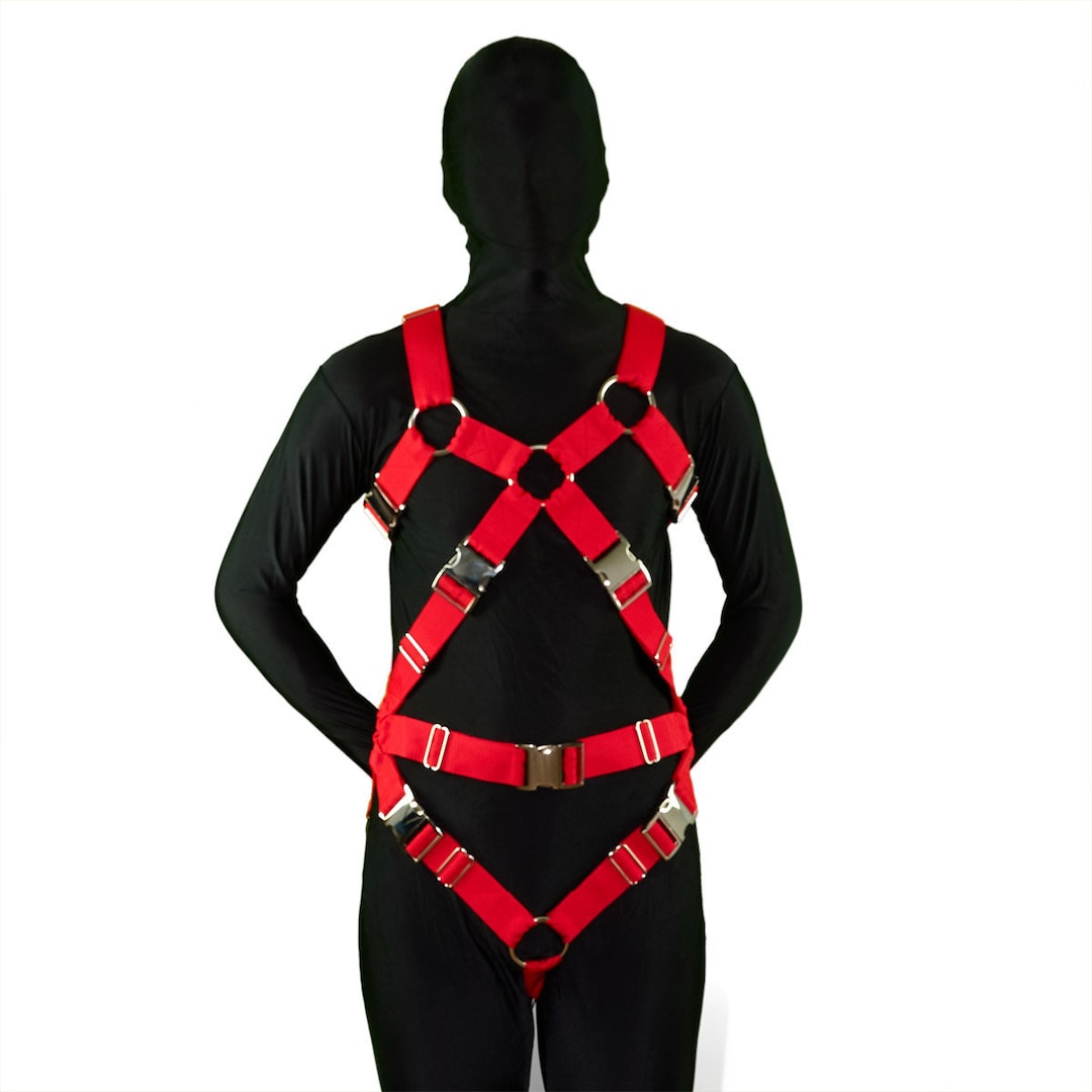 Full X Harness EXTENDED With Crotch Strap| Body Harness, Webbing ...