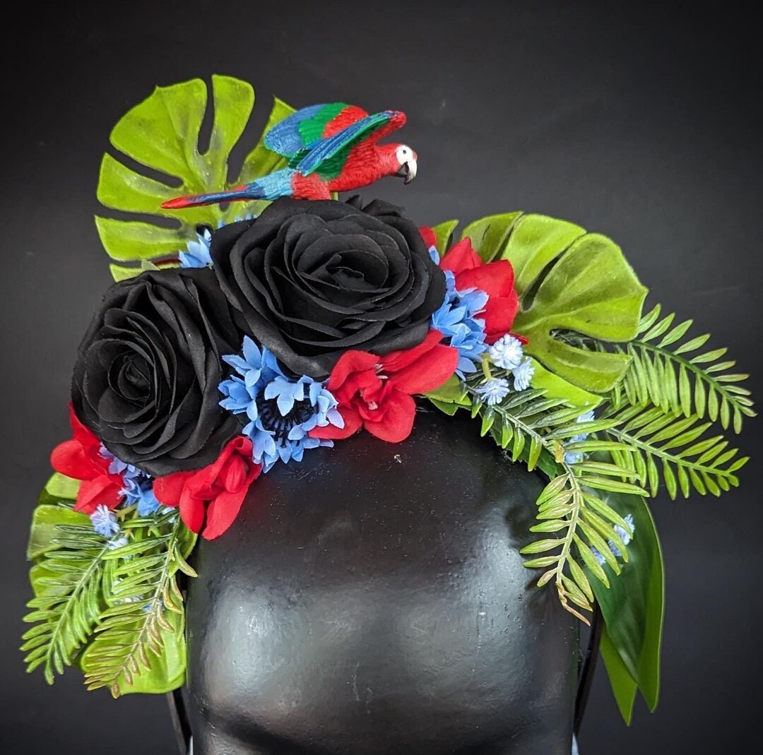 Parrot Tropical Jungle Headband Crown - Etsy