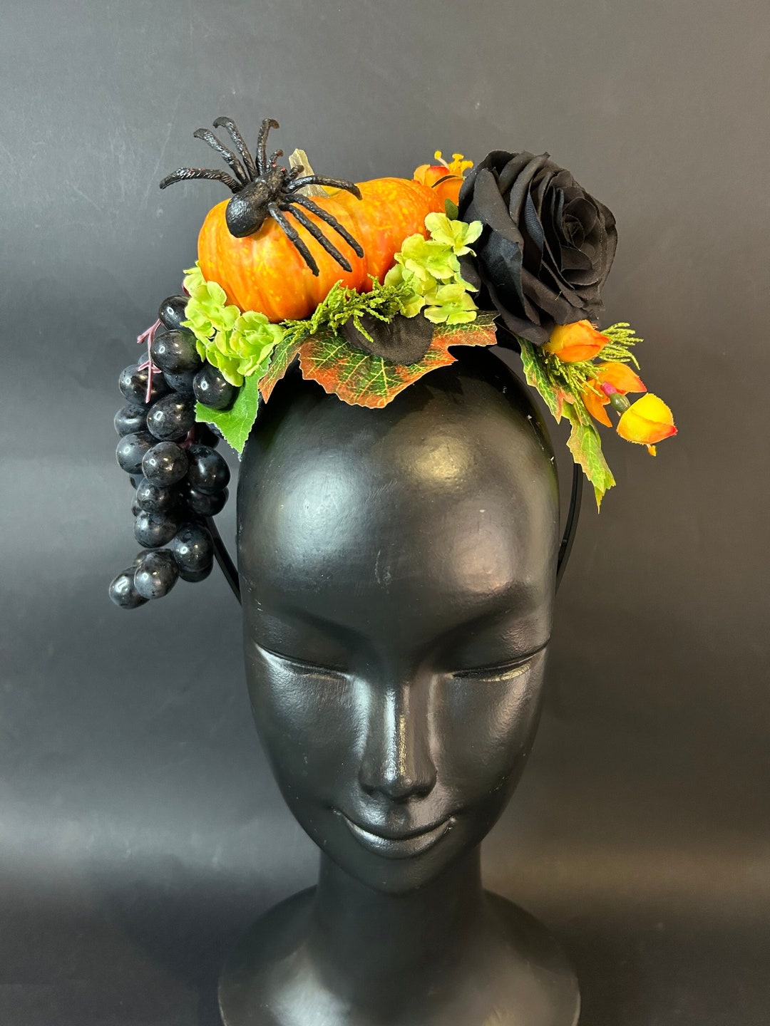 Halloween Autumn Pumpkin Headpiece Crown - Etsy