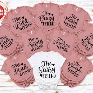 The Sassy Friend Shirt, Friend Party Shirt, Family Birthday Shirts ...