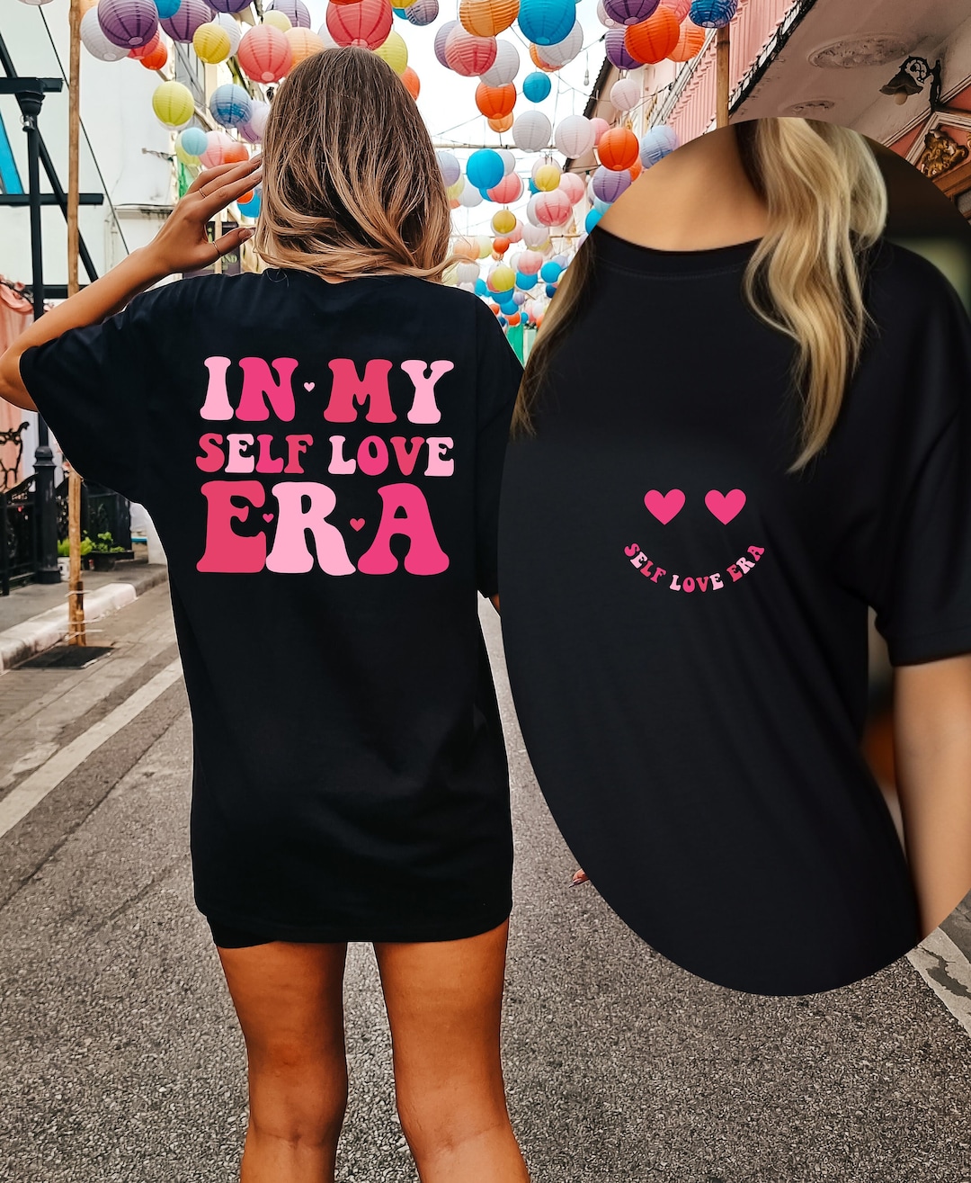 In My Self Love Era Shirt, Front Back Shirt for Her, Gift for Single ...