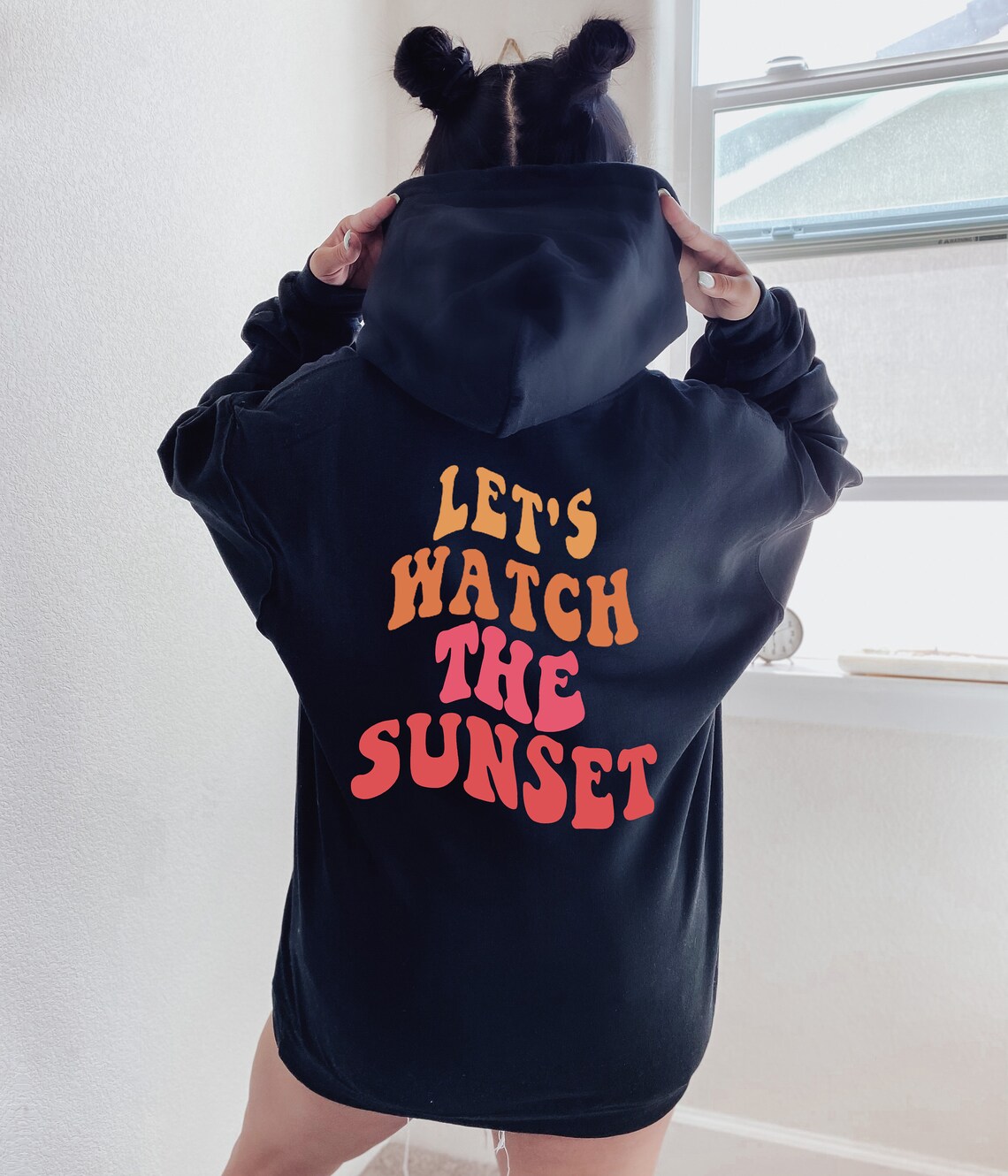 Lets Watch The Sunset Hoodie And Sweatshirt Aesthetic Hoodie Etsy